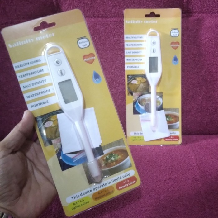 Jual KItchen Salt Meter Food Salt Analyzer Salinity Checker | Shopee ...