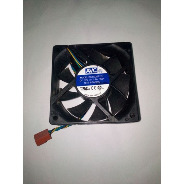 Jual KIPAS FAN PWM 7CM ORIGINAL AVC DA07020T12U 12V 0.7A 4PIN GARANSI ...