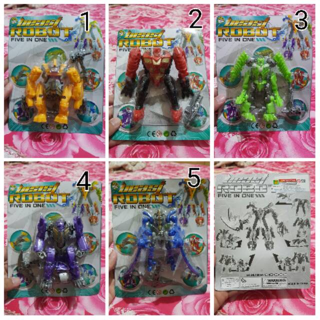 Jual Beast robot five in one | Shopee Indonesia