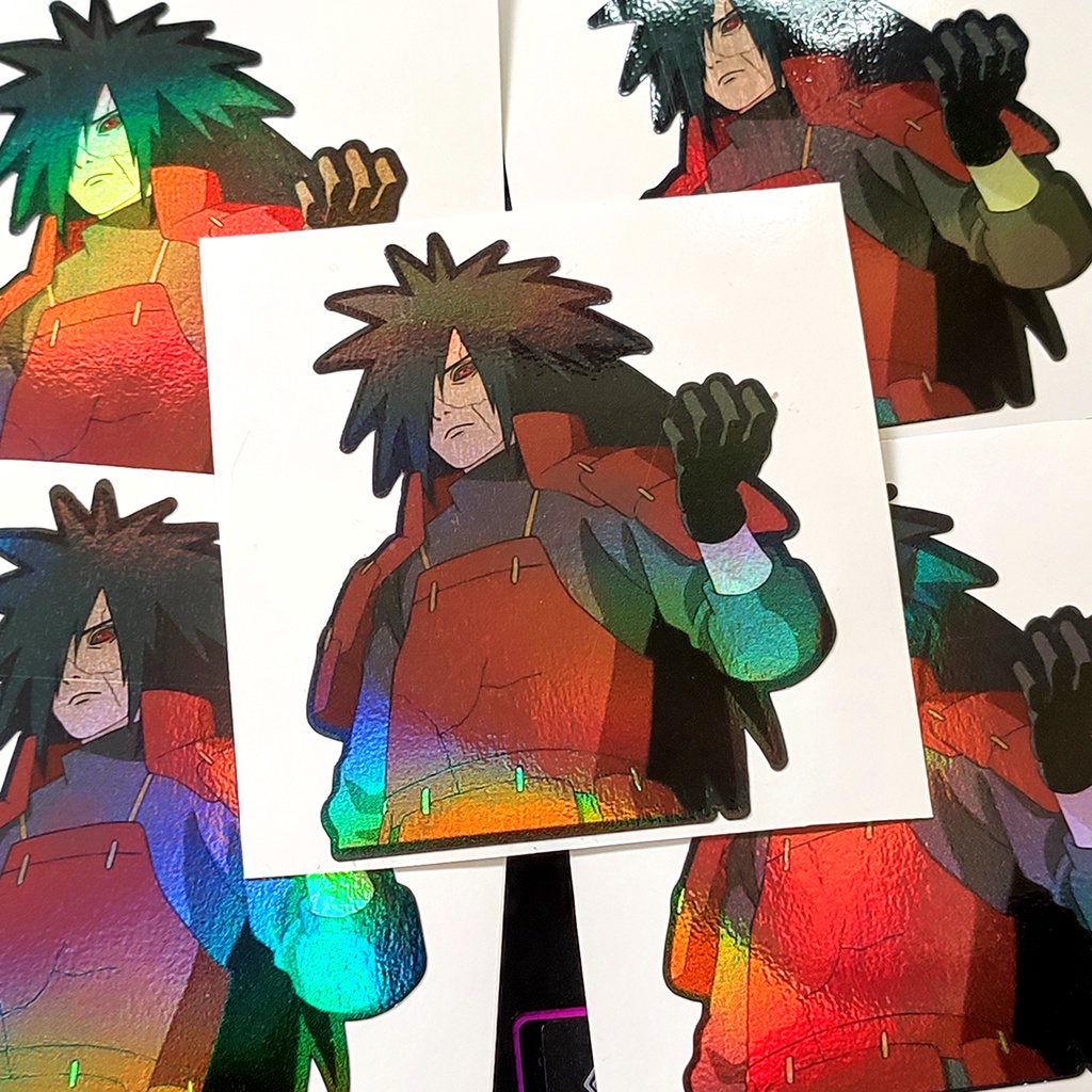 Jual STICKER STIKER HOLOGRAM ANIME -NARUTO- MADARA - STIKER LAPTOP ...