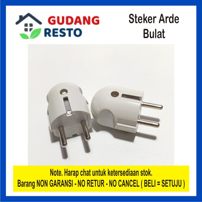 Jual STEKER ARDE / COLOKAN LISTRIK KEPALA BULAT BER SNI | Shopee Indonesia