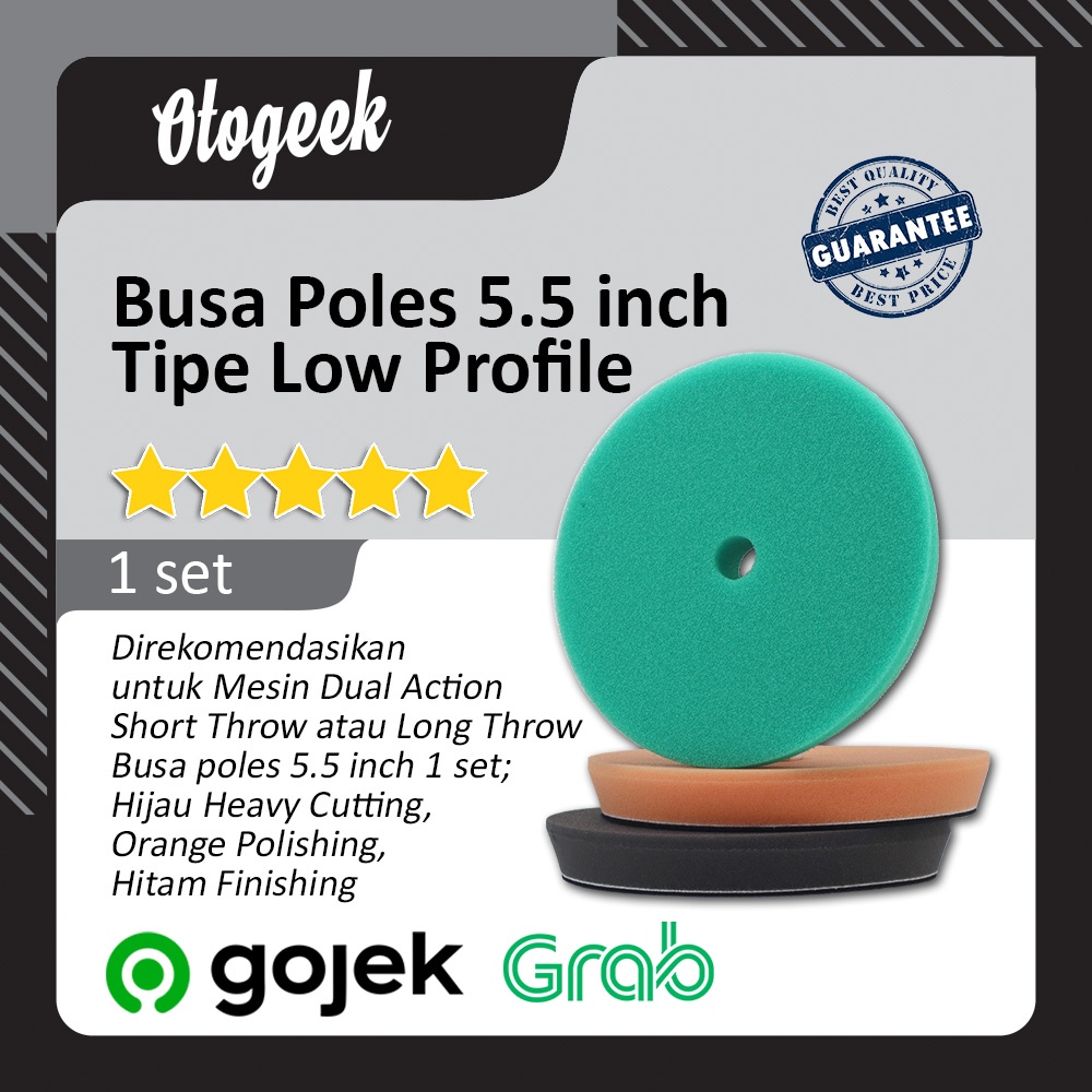 Jual Busa Poles Dual Action Polisher Poles Mobil Epic Low Profile 1 Set ...