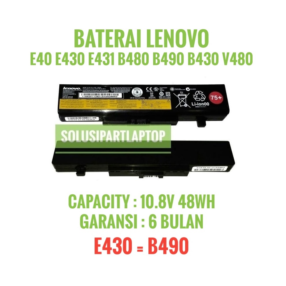 Jual Baterai Lenovo ThinkPad tepi E430 E431 E435 E530 E531 E535 E540 E430c ORI | Shopee Indonesia