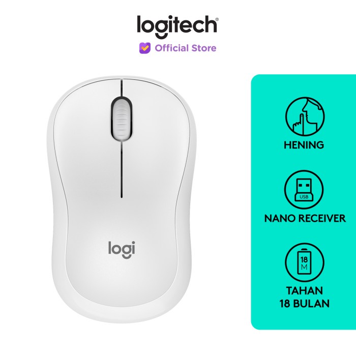 Jual Logitech M220 Mouse Wireless Silent Click - Off White | Shopee ...