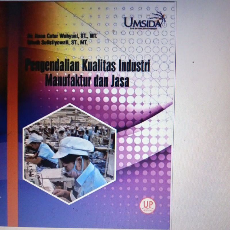 Jual buku pengendalian kualitas industri manufaktur dan jasa | Shopee ...