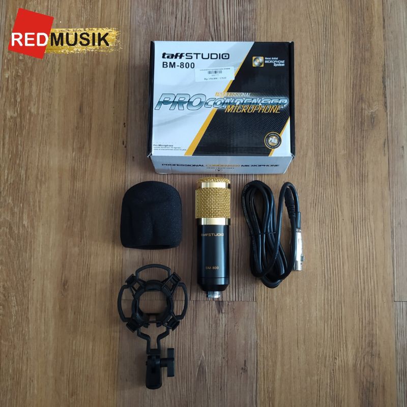 Jual Microfon Kondenser BM800 Taffware MIC BM-800 BM 800 Condensor Mic ...