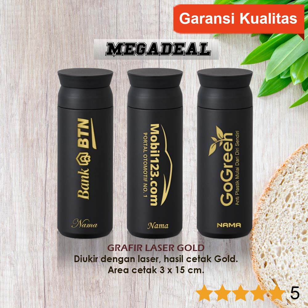 Jual Tumbler Custom Premium Mug Grafir Gold Cetak Nama dan logo ...