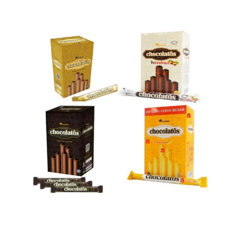 Jual Chocolatos Wafer Roll 1000 (Box) - Garuda Chocolatos Box - Latos ...
