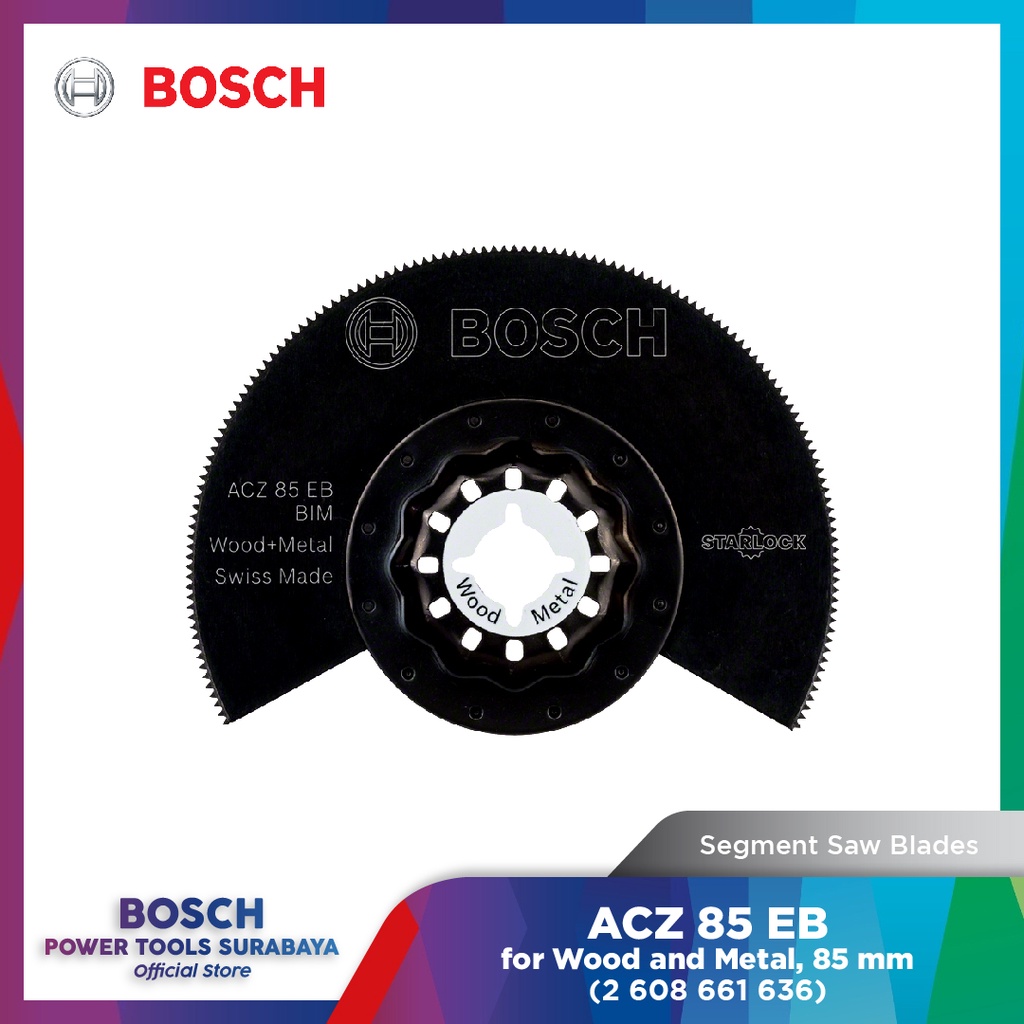 Jual Bosch ACZ 85 EB Oscillating Tool Blade for Wood & Metal 85mm ...
