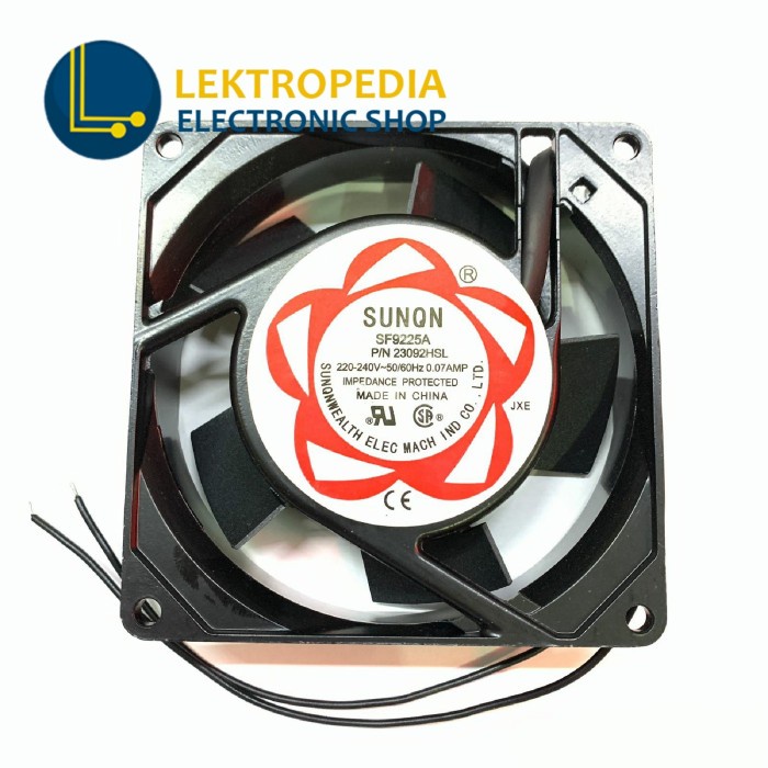 Jual Fan AC 220V 9cm SUNON Kipas Cooling 9 cm 220 V Volt 220Volt 9x9 ...