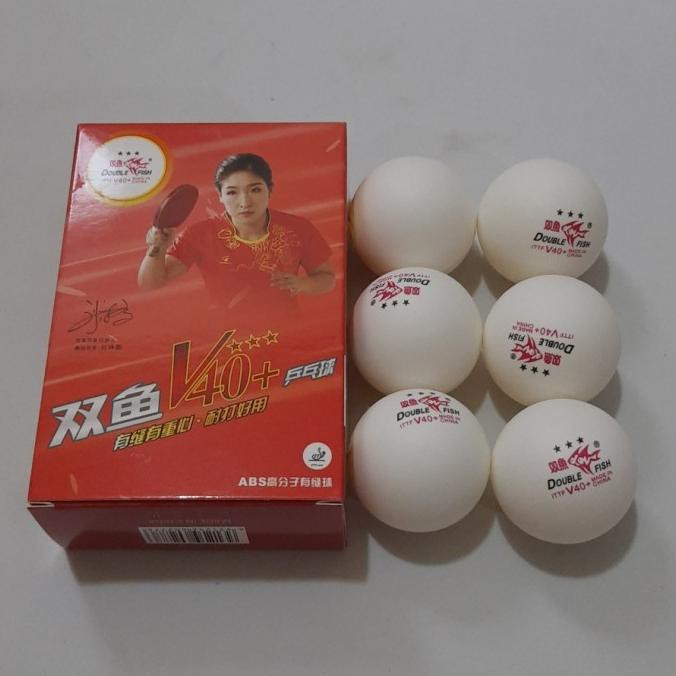 Jual Bola Pimpong DOUBLE FISH 3 STAR 40 PLUS ORIGINAL Tenis meja Kode 468 | Shopee Indonesia