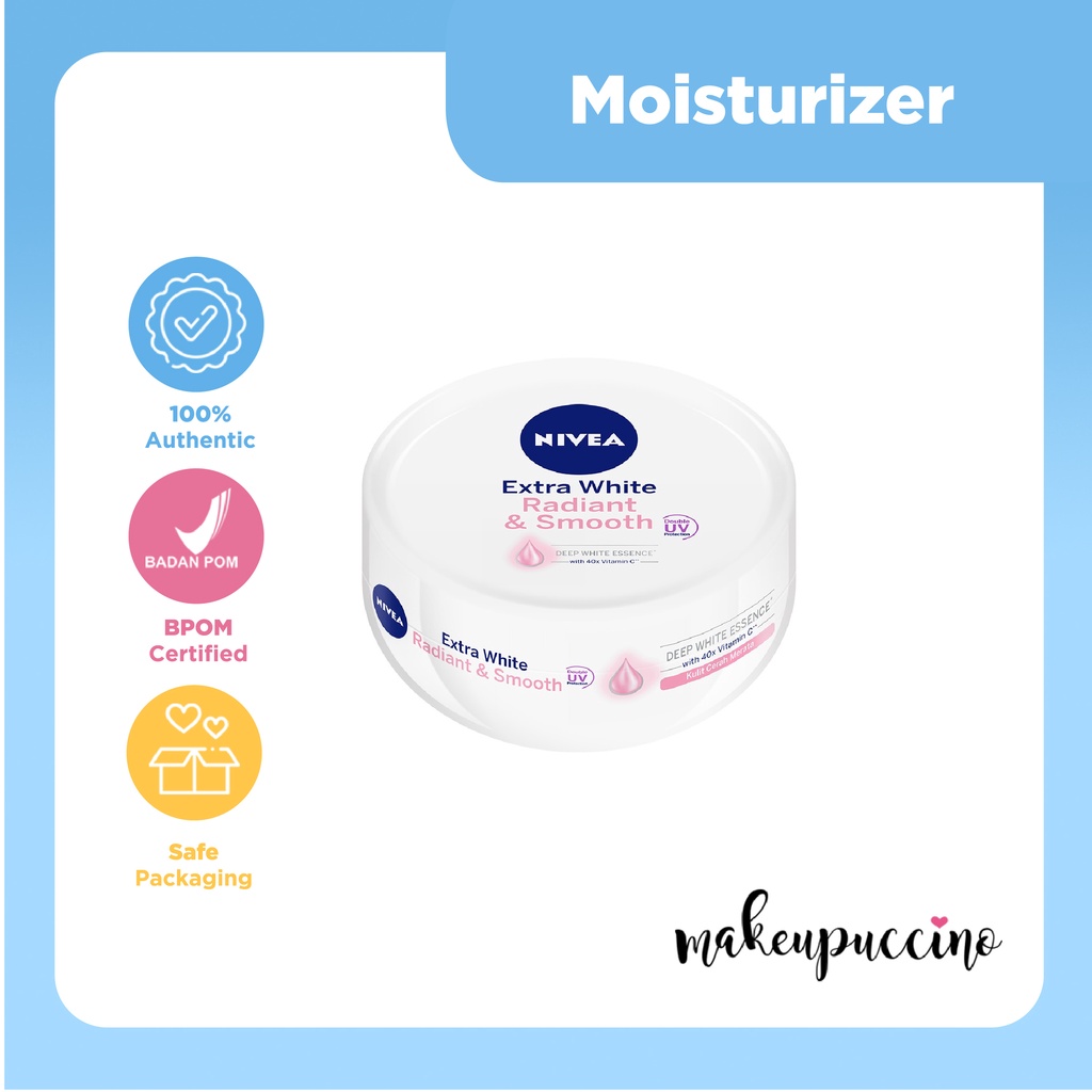 Jual Nivea Extra White Radiant & Smooth Cream | Shopee Indonesia