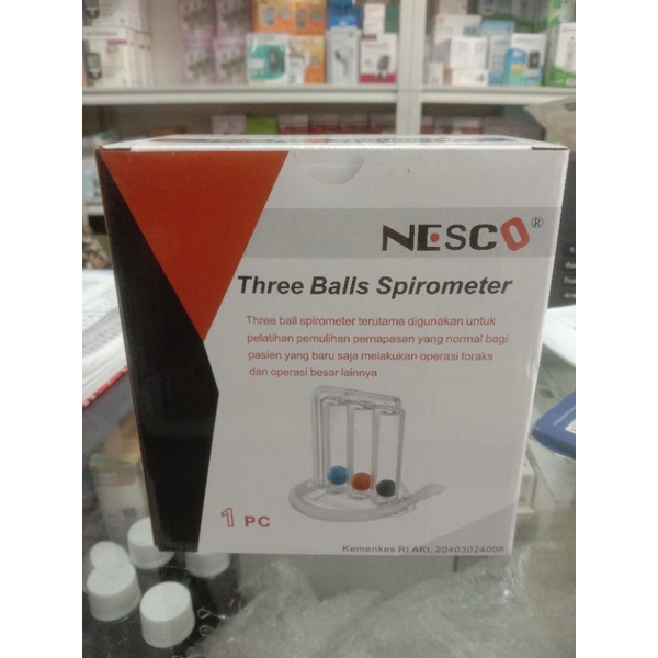 Jual Three Balls Spirometer Nesco/ Nesco Three Balls Spirometer/ Alat ...