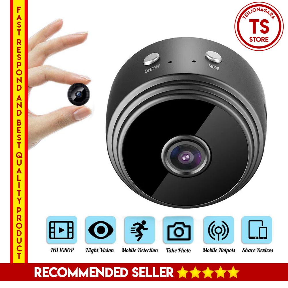 Jual A9 IP Camera Full HD 1080P IR Infrared Night Vision Mini WiFi ...