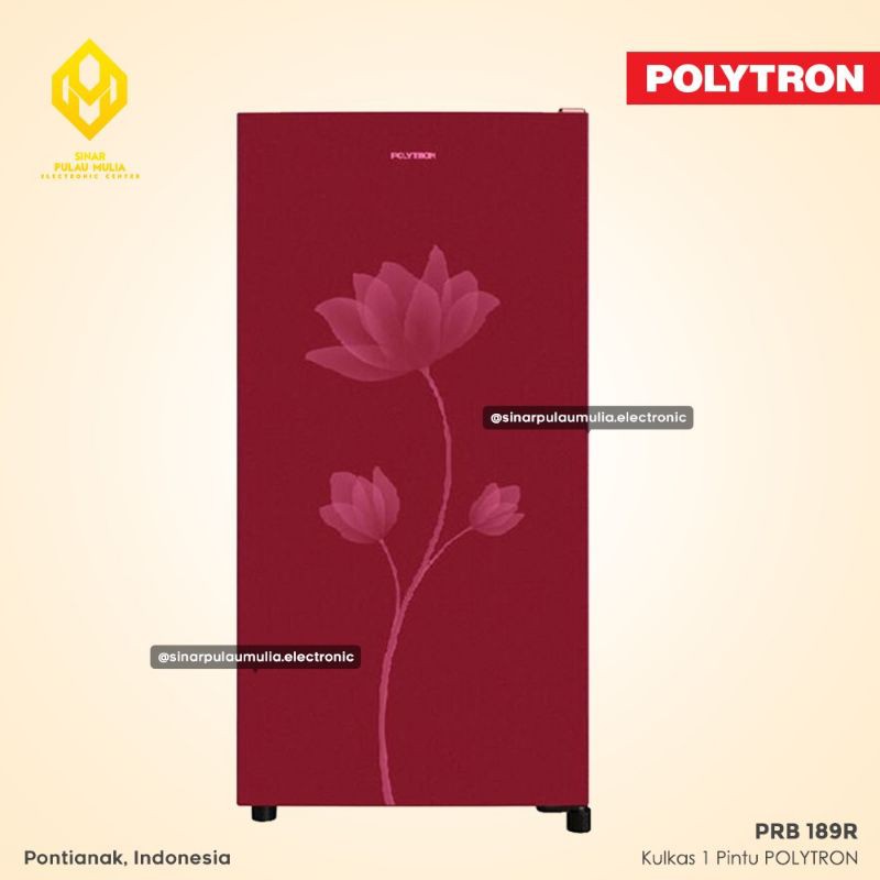 Jual Polytron Kulkas 1 Pintu 180 Liter [Jumbo Freezer] - PRB 189R / PRB ...