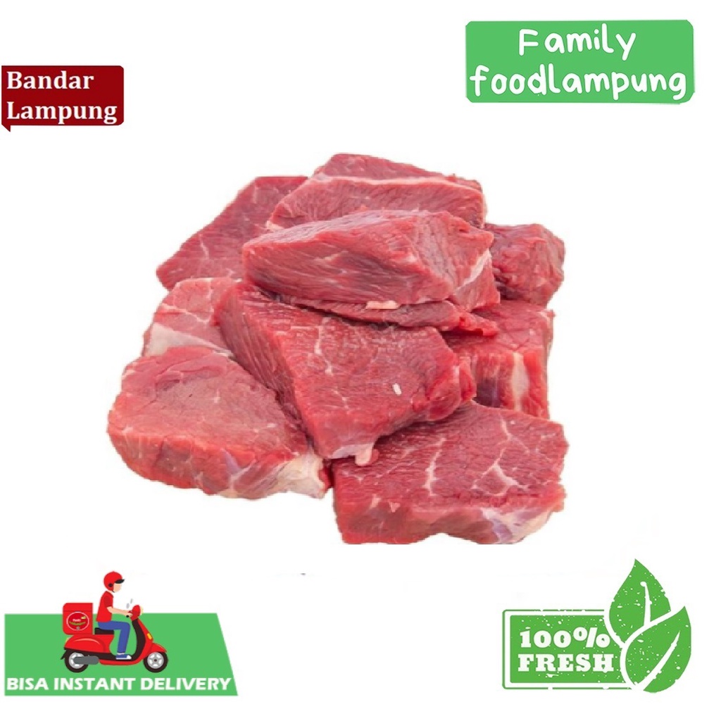 Jual Daging Sapi Potong Rendang Fresh Lokal 500 gr Family Food Lampung ...