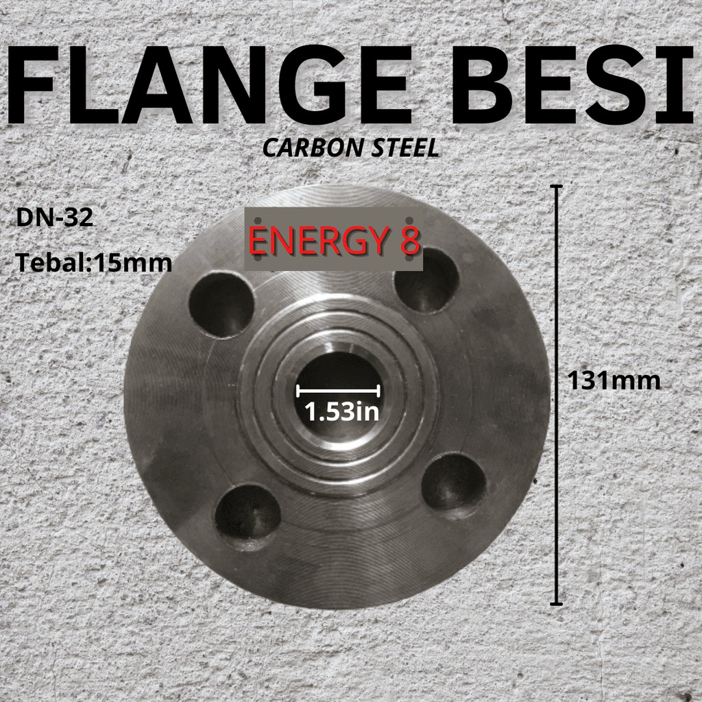 Jual FLANGE BESI DN32 - FLANGE CARBON STEEL PN 16 - DN 32 - 1,53 INCH ...
