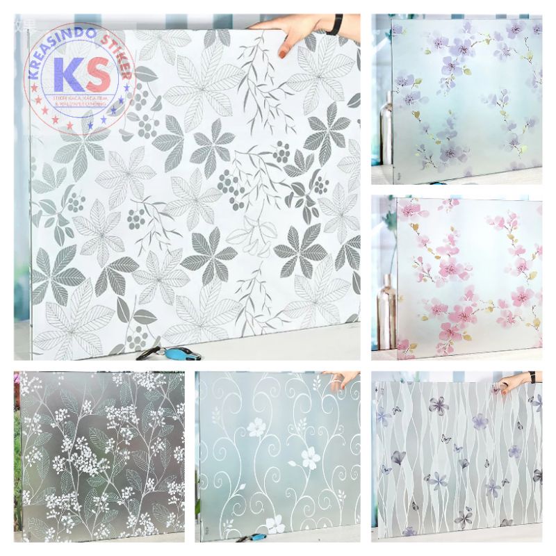 Jual Sticker Kaca Stiker Kaca Jendela Stiker Kaca Motif Stiker Kaca ...