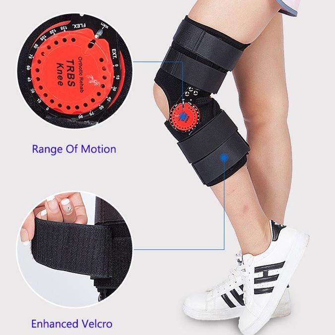 Jual Soft Osteoarthritis Brace With ROM Hinged Knee Deker Penyangga ...