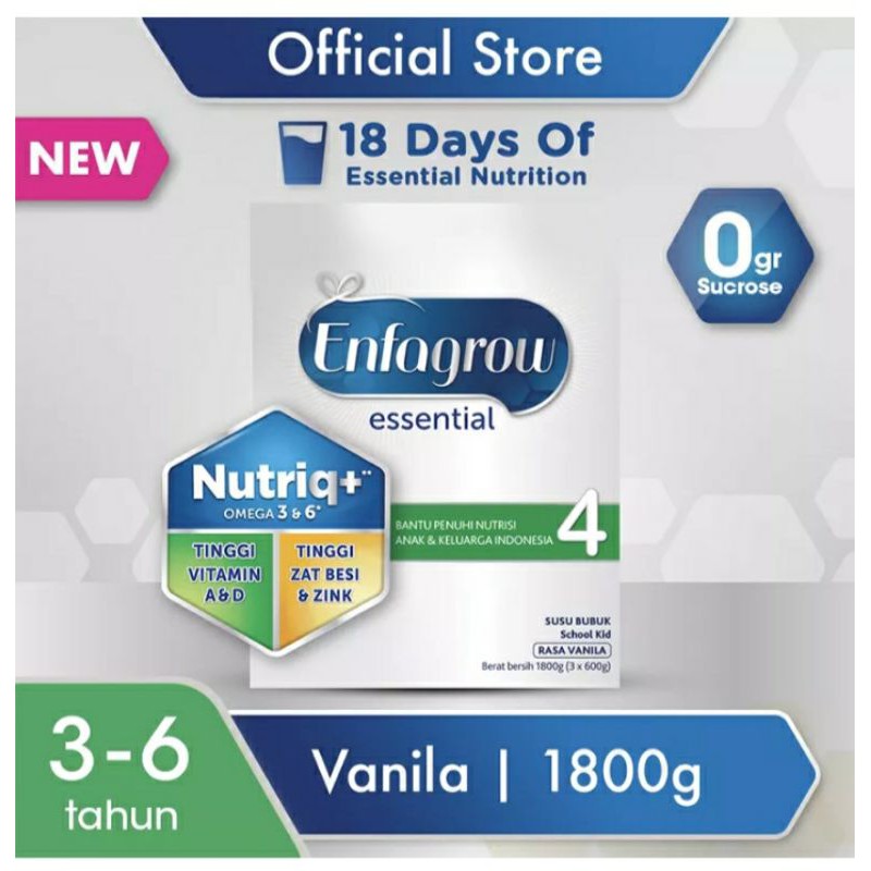 Jual Enfagrow essential 4 1800gr | Shopee Indonesia