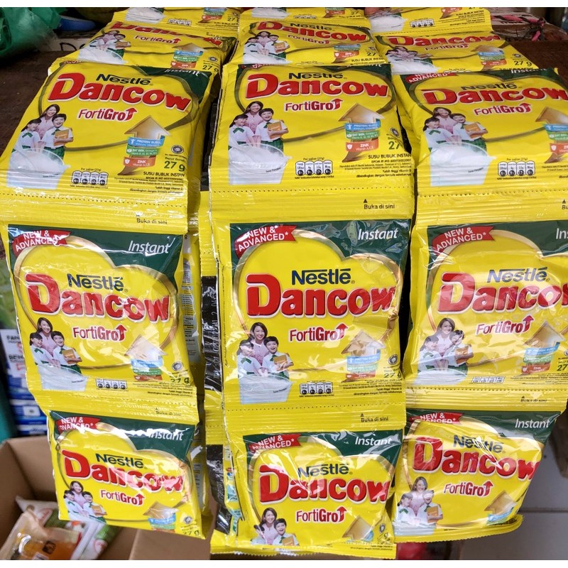 Jual SUSU DANCOW PUTIH BUBUK SASET 27gram 1pcs | Shopee Indonesia