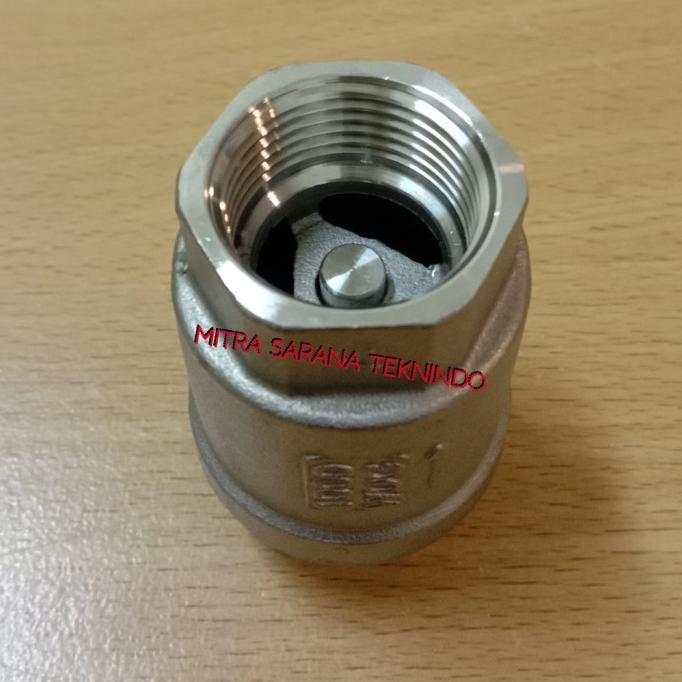 Jual Spring Check Valve Stainless SS 316 3/4" inchi 1000 WOG | Shopee Indonesia