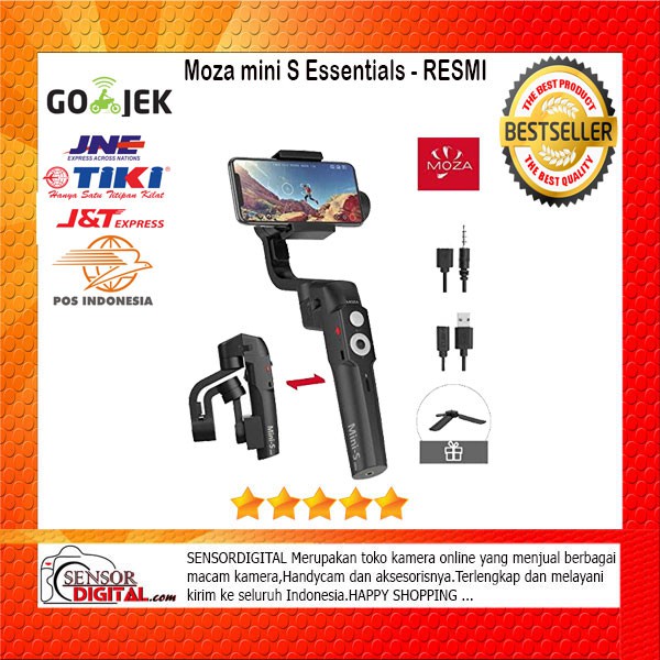Jual Moza Mini S Essentials 3-Axis Smartphone Gimbal Stabilizer ...