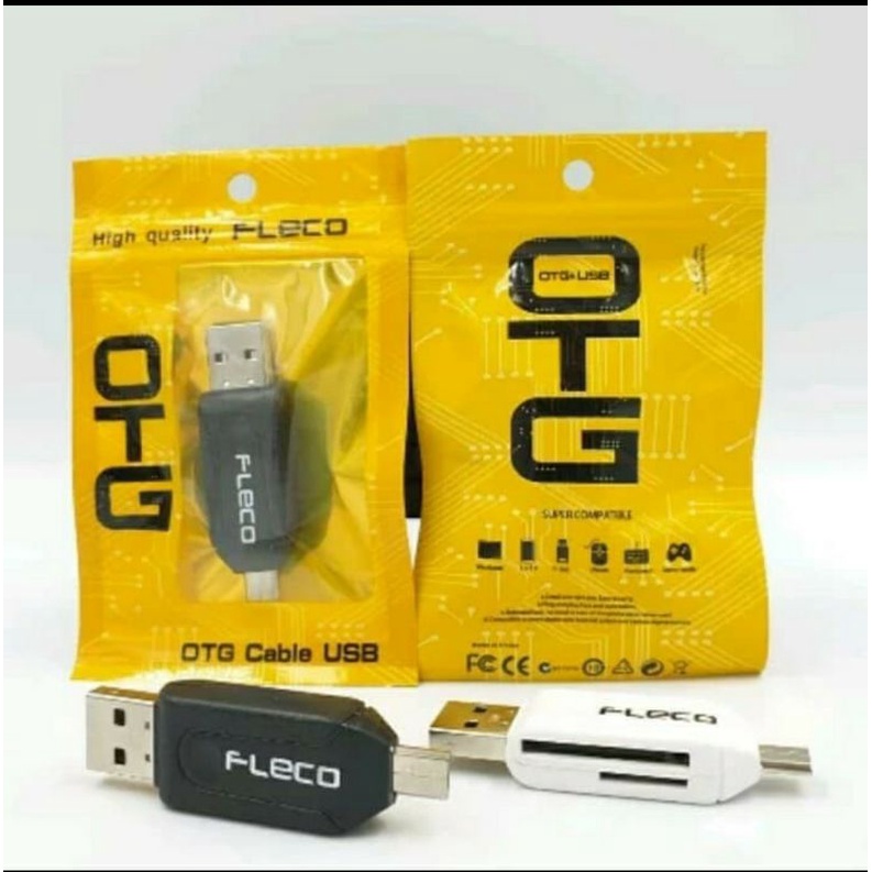 Jual Otg Card Rider Fleco Micro, Type C MMC SD Card Colokan Micro, Type ...