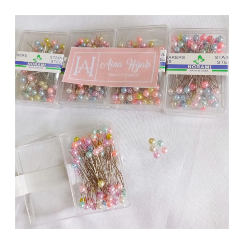 Jual jarum pentul mini pin jumbo 1 box anti karat Stainless stell ...