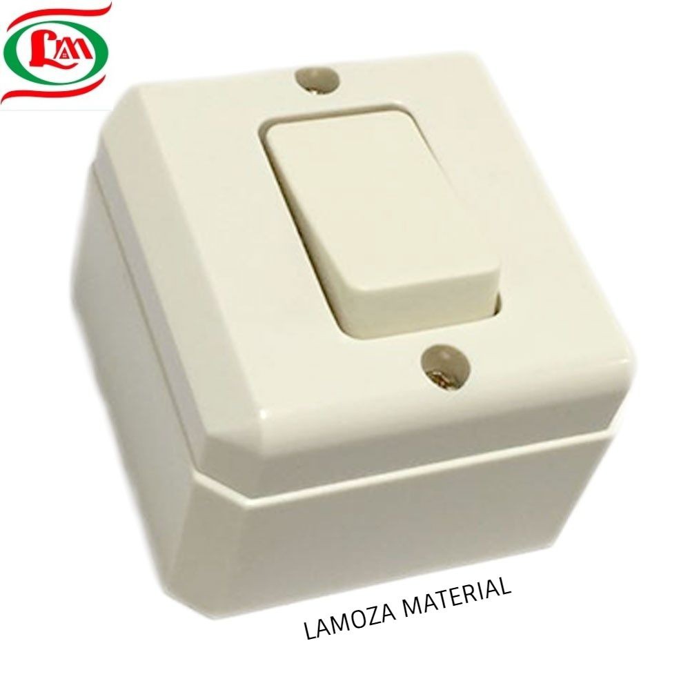 Jual LAMOZA Saklar Tempel Tunggal Merk Broco | Shopee Indonesia