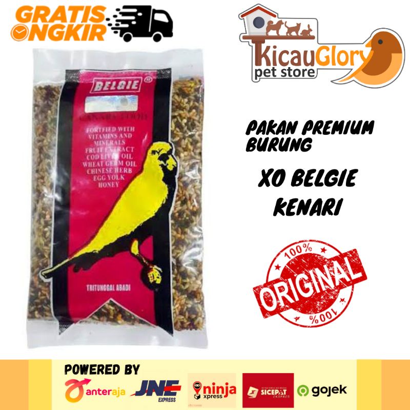 Jual XO Belgie Kenari Alami Bird Care Pakan Premium Burung Kenari Black ...