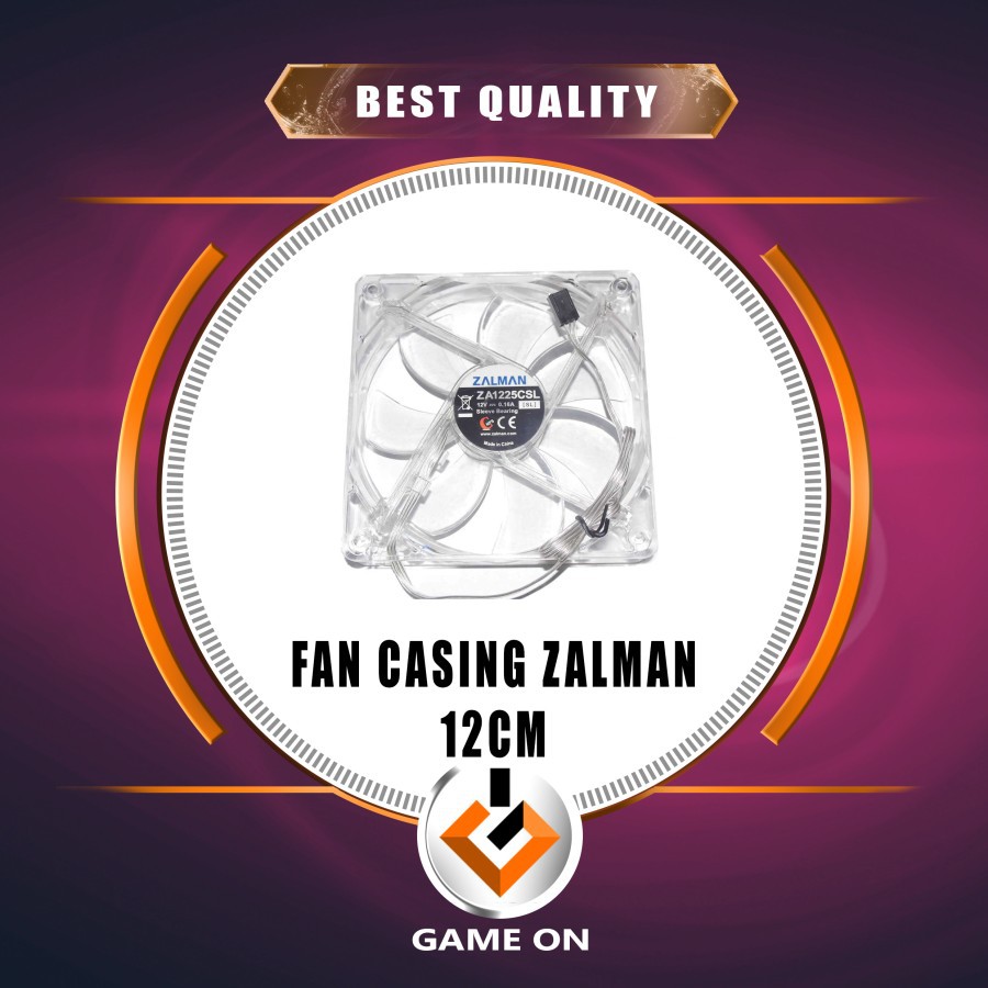 Jual FAN Case Zalman ZA1225CSL LED Fan - 12 Cm - White (Clear) | Shopee ...