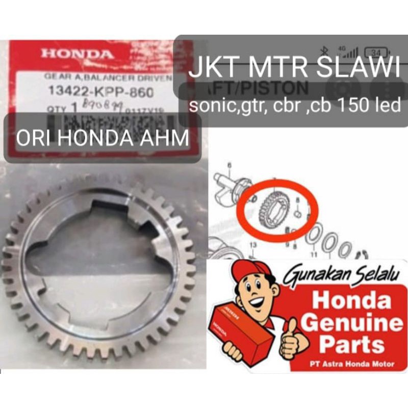 Jual gear balancer gigi balancer new cbr 150 new cb 150 new sonic 150 ...