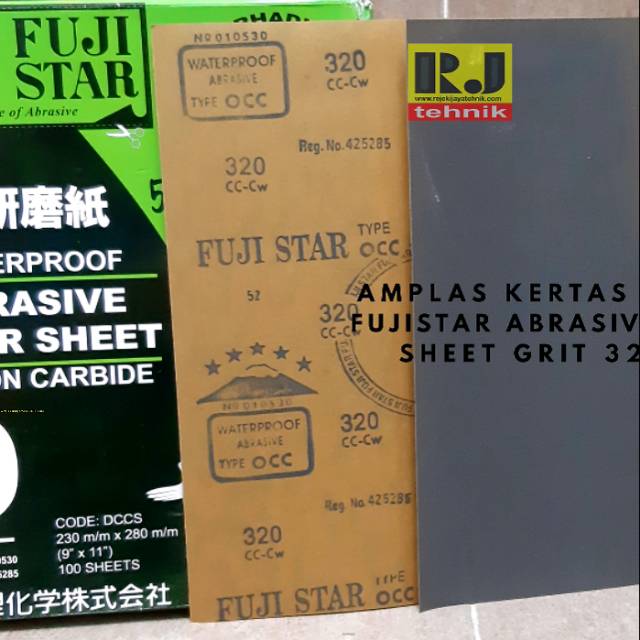 Jual Amplas Kertas Gosok Fujistar Waterproof Abrasive Paper Sheet ...