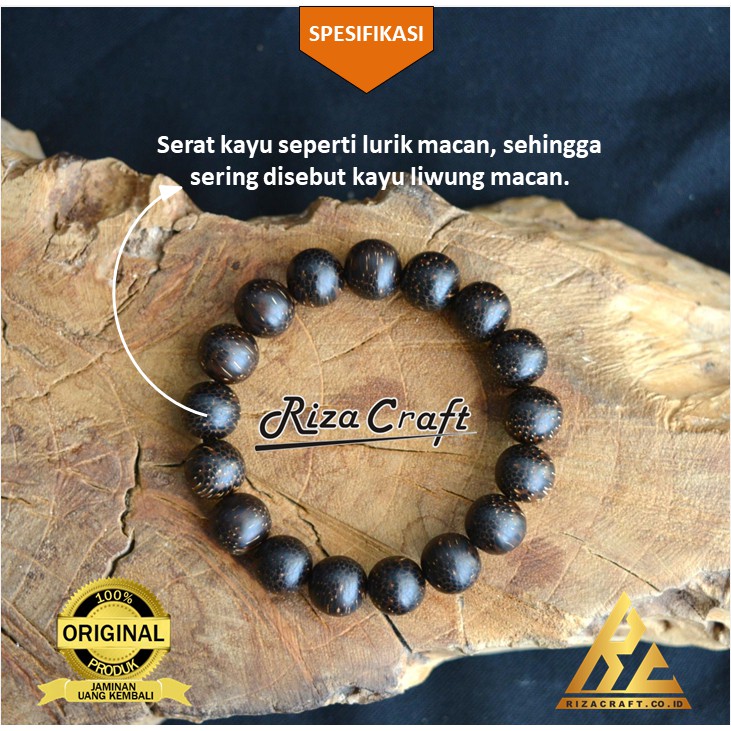 Jual Gelang Kayu Liwung ASLI Gunung Lawu serat Unik 8 12mm by Riza ...