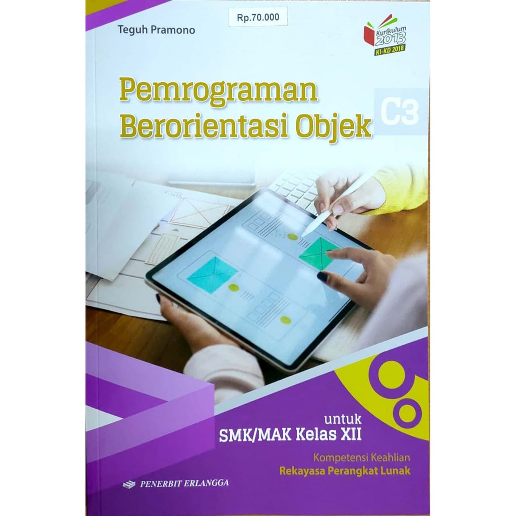 Jual BUKU ERLANGGA (ORIGINAL) PEMROGRAMAN BERORIENTASI OBJEK SMK MAK ...