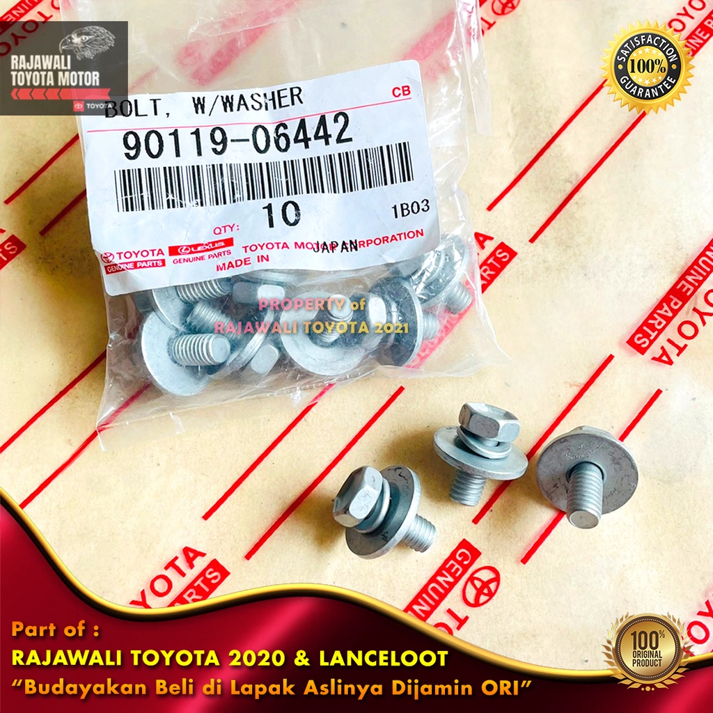 Jual Baut Engsel Washer Dyna BU303 or Universal Seat Mur Kecil & Flexible Original Genuine ...