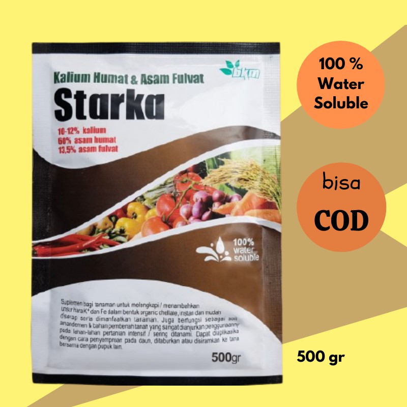 Jual Pupuk Organik Pembenah Tanah Kalium Humat Asam Fulvat STARKA 0.5 ...