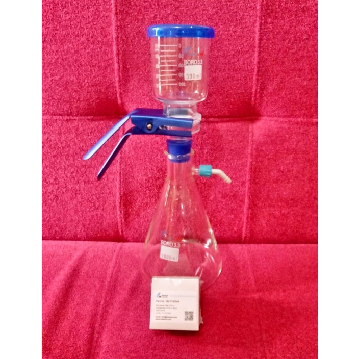 Jual Glass Vacuum Filtration Rubber Plus Membrane Filter Hawach Dia 47 ...