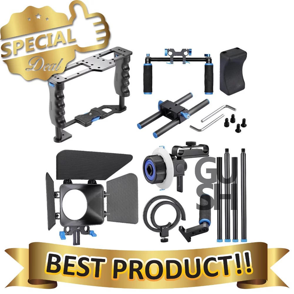Jual Rig Camera Stabilizer Kamera DSLR Multifungsi - Rig Kamera DSLR 5 ...