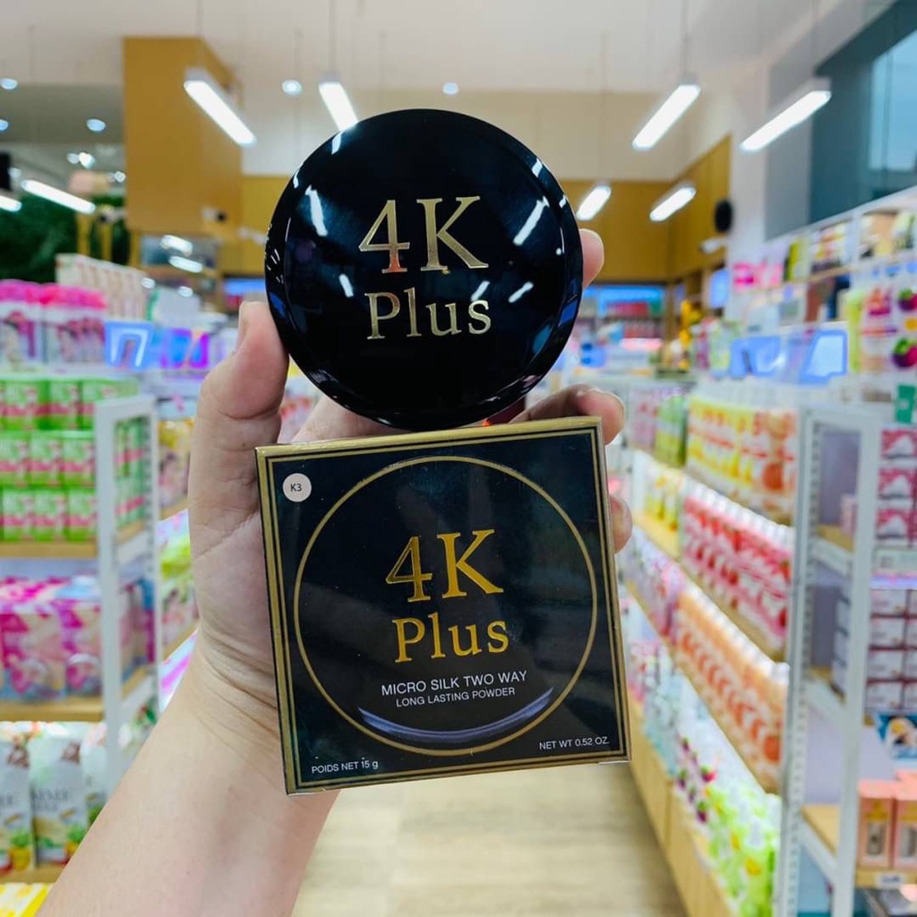 Jual 4K Plus 5x Micro Silk Two Way Long Lasting Powder | Shopee Indonesia