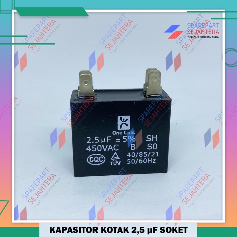 Jual KAPASITOR CAPASITOR FAN OUTDOOR AC KIPAS ANGIN POMPA SOKET KOTAK ...