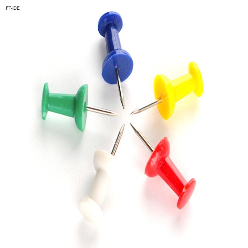 Jual (PCS) PUSH PINS / PAKU PIN WARNA | Shopee Indonesia