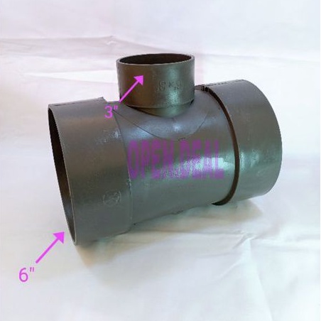 Jual Vlok Tee D 6 x 3 in SUPERLON / Vlok Tee 6 x 3 SLON / Plok Tee PVC ...