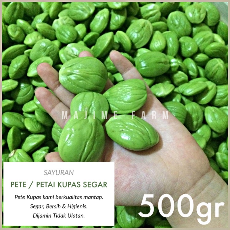 Jual MAJIME Farm - Pete Kupas Segar Bersih Higienis Vacuum Sealed ...