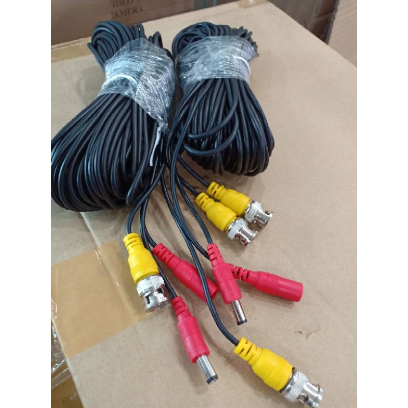 Jual Kabel camera cctv jadi siap pake tebal 20 meter / Kabel cctv 20m ...