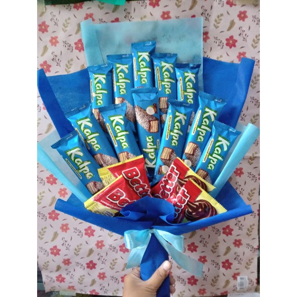 Jual buket snack kalpa (bisa ganti bengbeng /oreo) | Shopee Indonesia