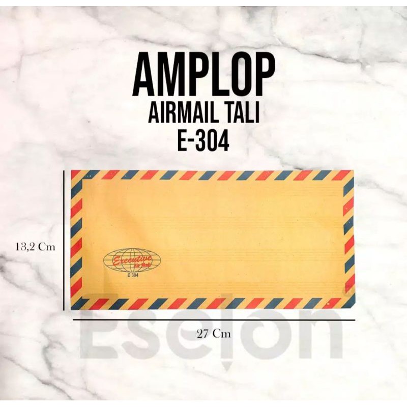 Jual (10Lembar) Amplop 304 Tali Air Mail | Shopee Indonesia