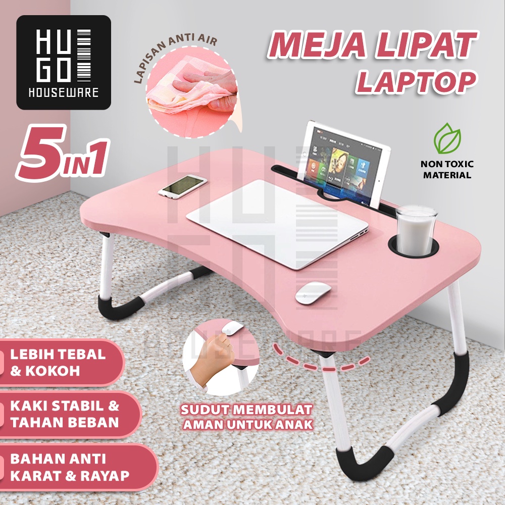 Jual HUGO Meja Lipat Portable / Meja Laptop / Meja Belajar Anak ...