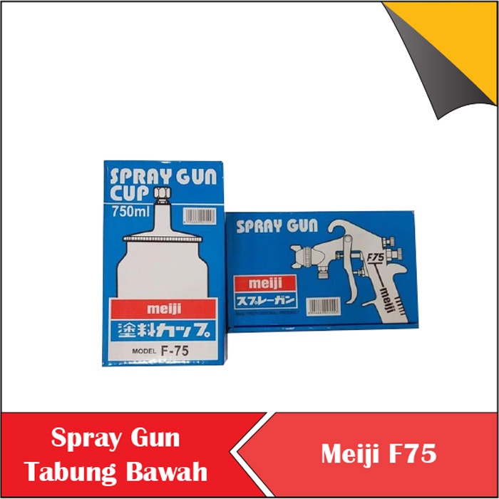 Jual SPRAY GUN MEIJI F75 SEMPROTAN CAT MEIJI SPRAY GUN TABUNG BAWAH S AG22 | Shopee Indonesia